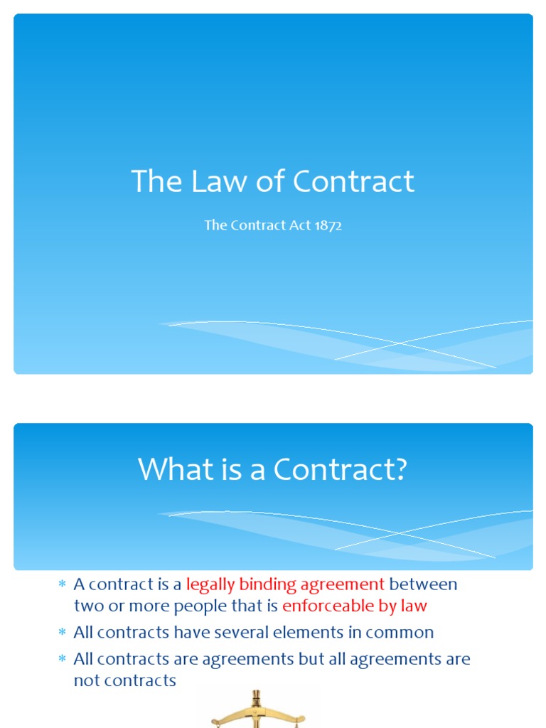 Introduction to Contract Law Basics | PDF | Legal Ethics | Common Law