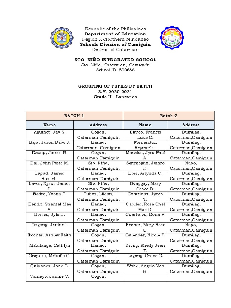 Class Program Modular Sched | PDF