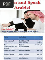 English Arabic Conversation | PDF | Semitic Words And Phrases ...
