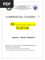 K To 12 Commercial Cooking Learning Module | PDF | Housekeeping ...