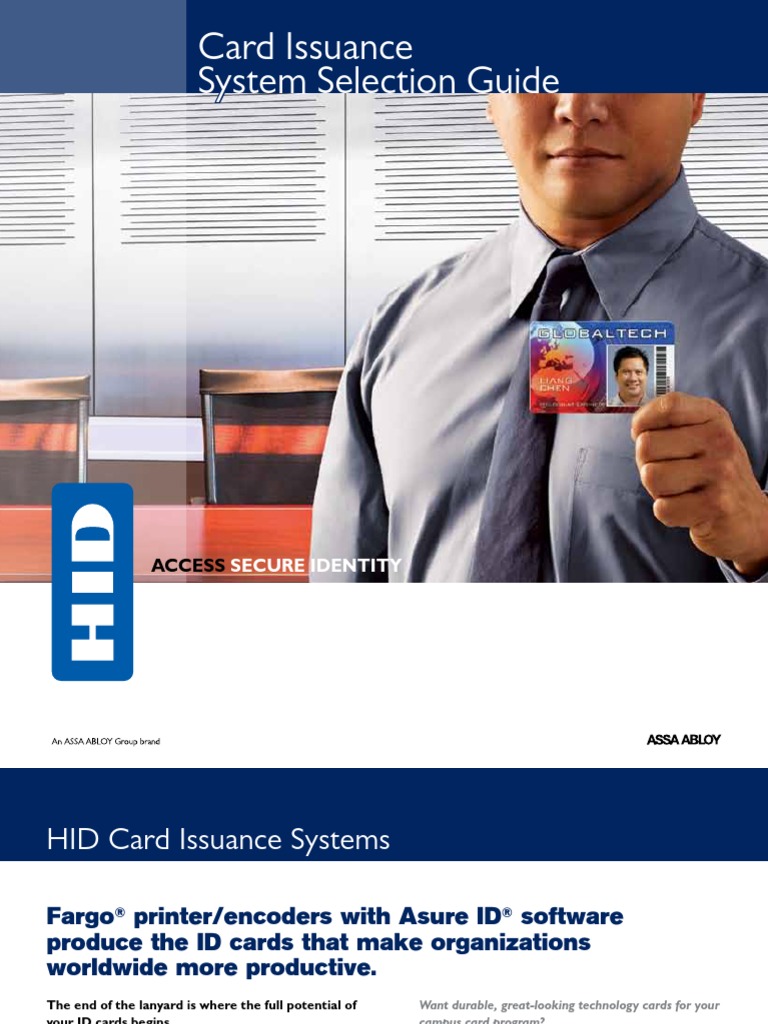 Card Issuance System Selection Guide: Access | PDF | Holography ...