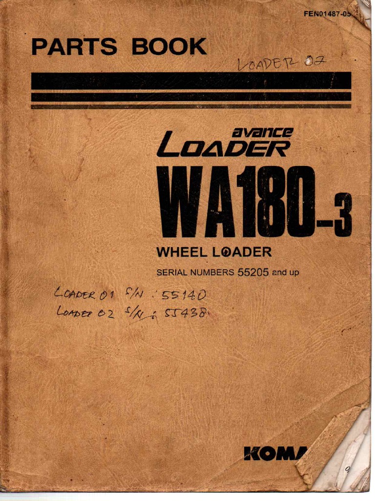 Part Book Wa180-3 PDF | PDF