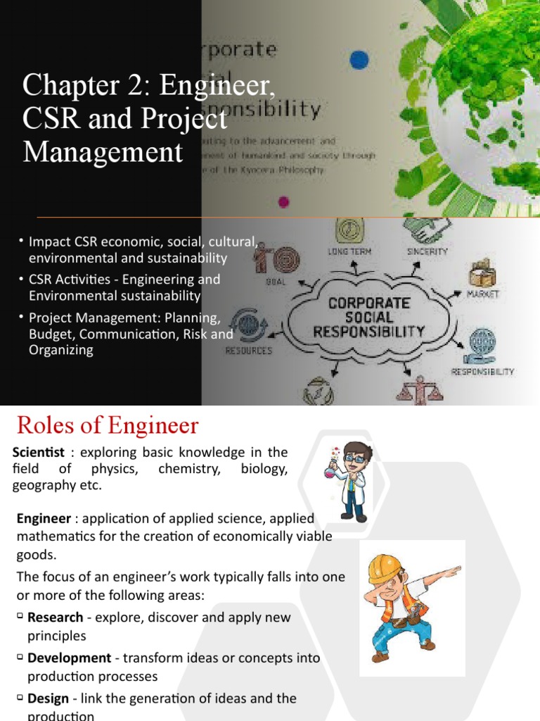 Managing CSR Projects and Risk: Key Skills for Engineers | PDF ...