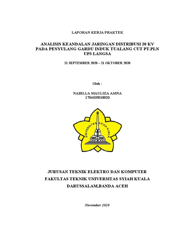 Analisis Keandalan Jaringan PLN 20 kV | PDF