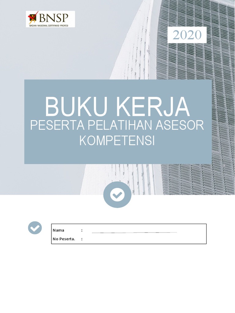 Buku Kerja Diklat Asesor | PDF