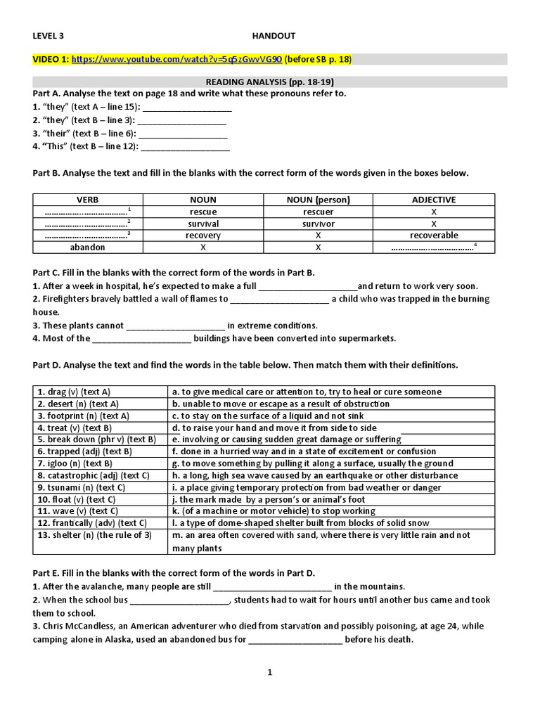 Handout | PDF | Clause | Sentence (Linguistics)