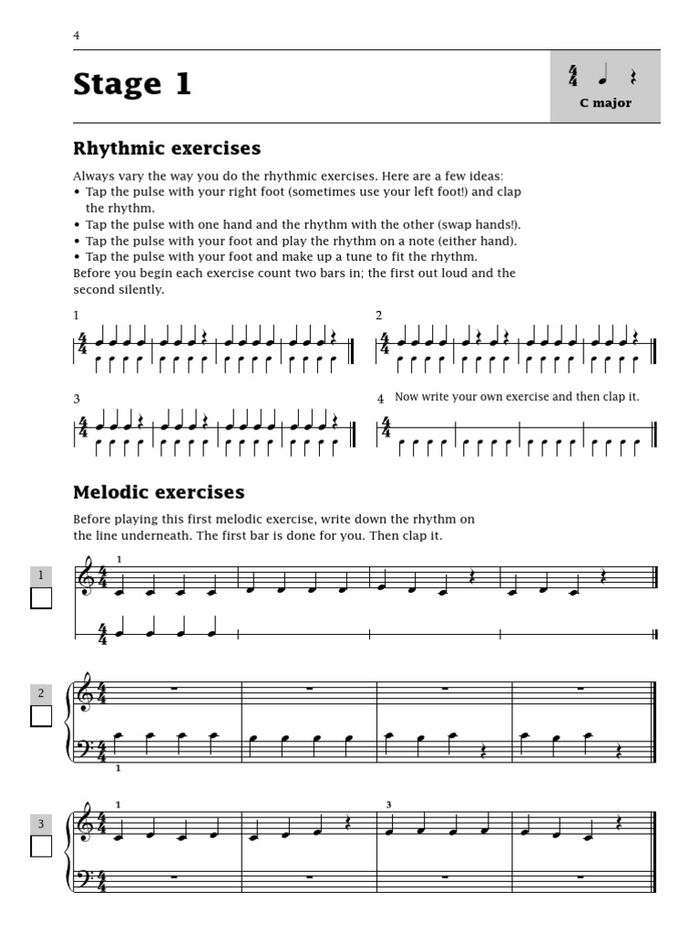 Sight Reading | PDF | Rhythm | Music Theory