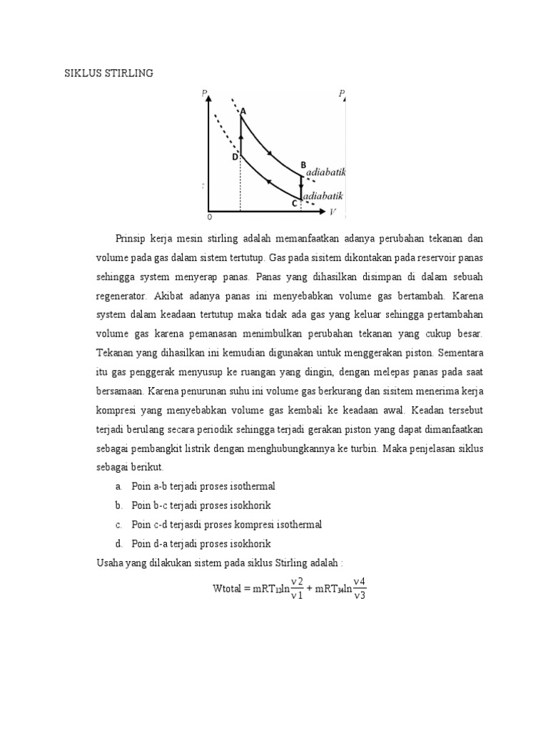 Siklus Stirling | PDF