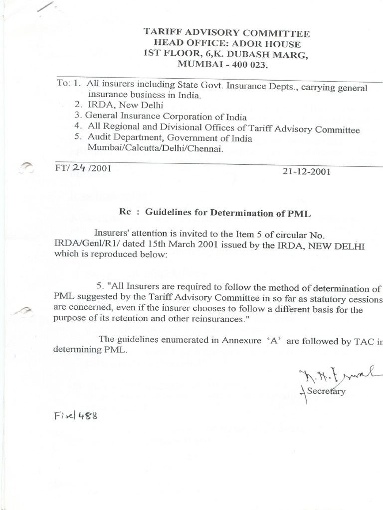 TAC Guidelines | PDF