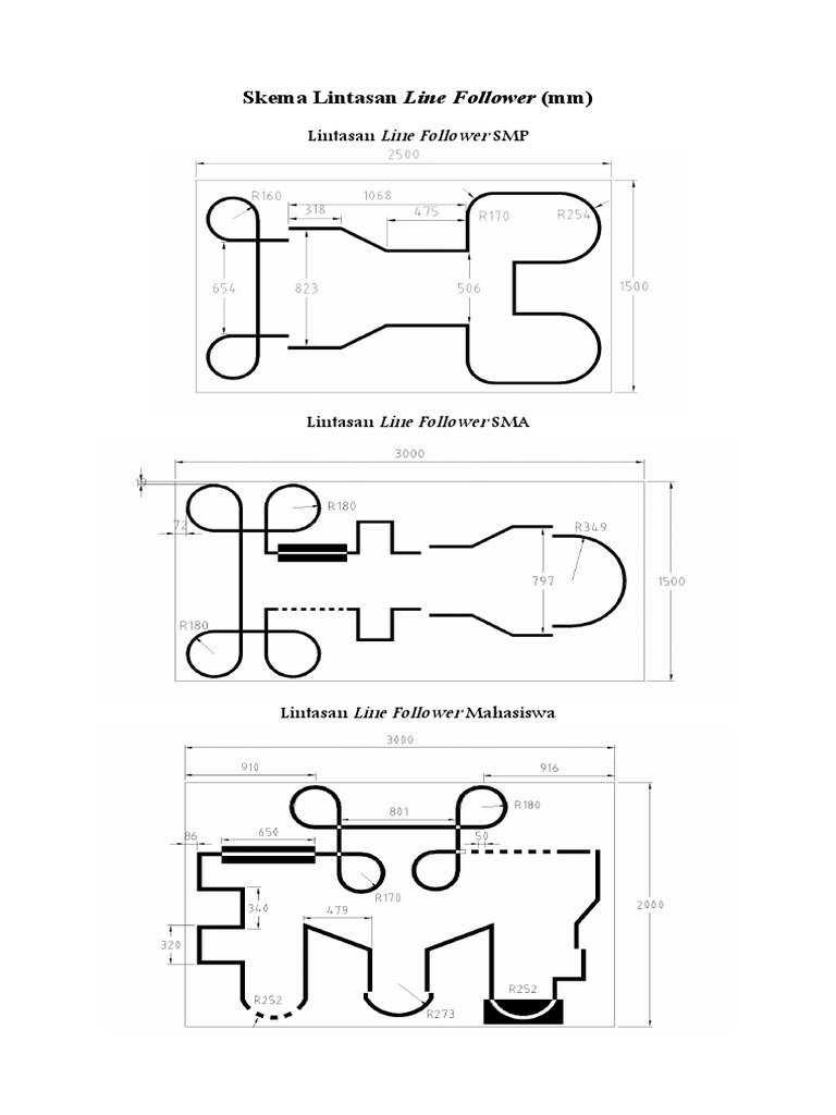New-Skema Lintasan Line Follower | PDF