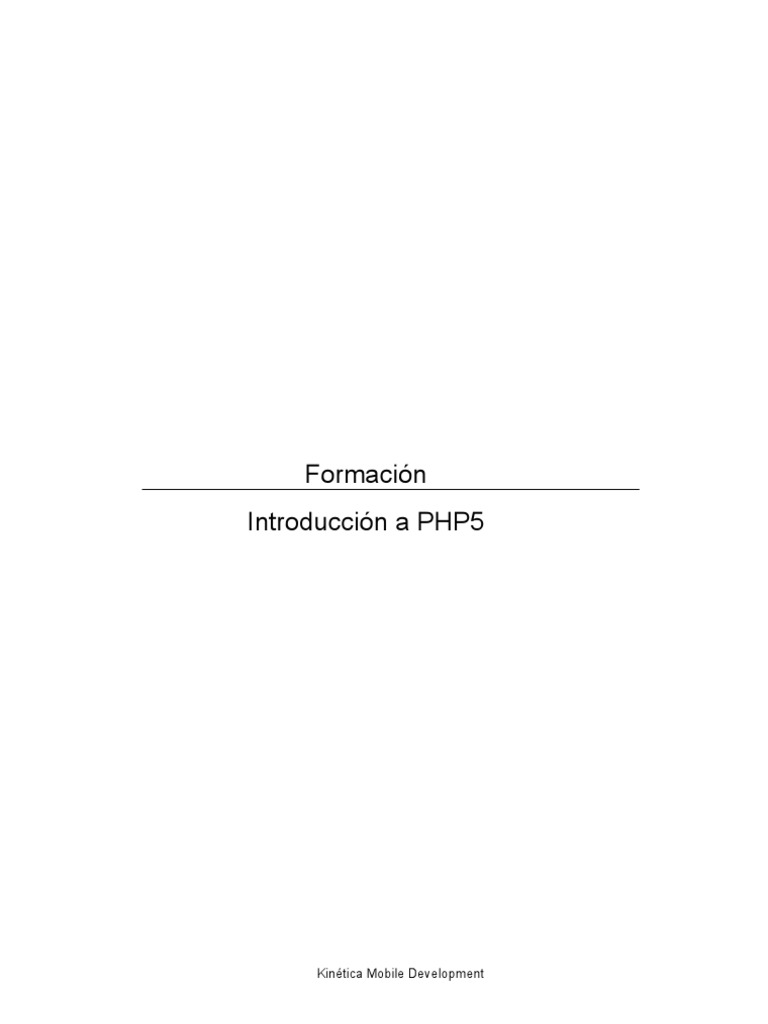 Curso php5 | PDF | Servidor web | Internet y web