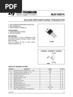 Datasheet C5198 | PDF | Bipolar Junction Transistor | Electricity