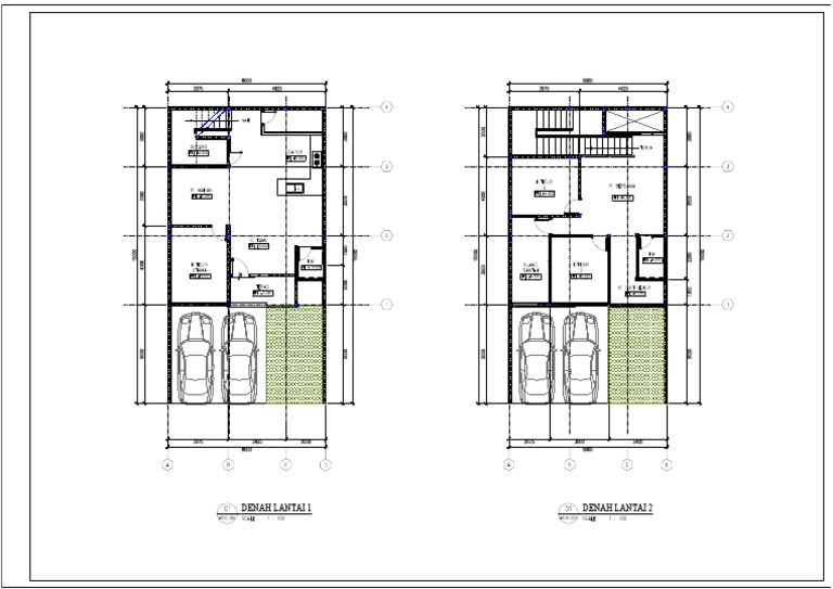 Denah Eksisting 2010 4 Model | PDF