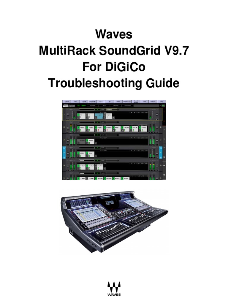 Waves Multirack Soundgrid V9.7 For Digico Troubleshooting Guide | PDF | Usb Flash Drive ...