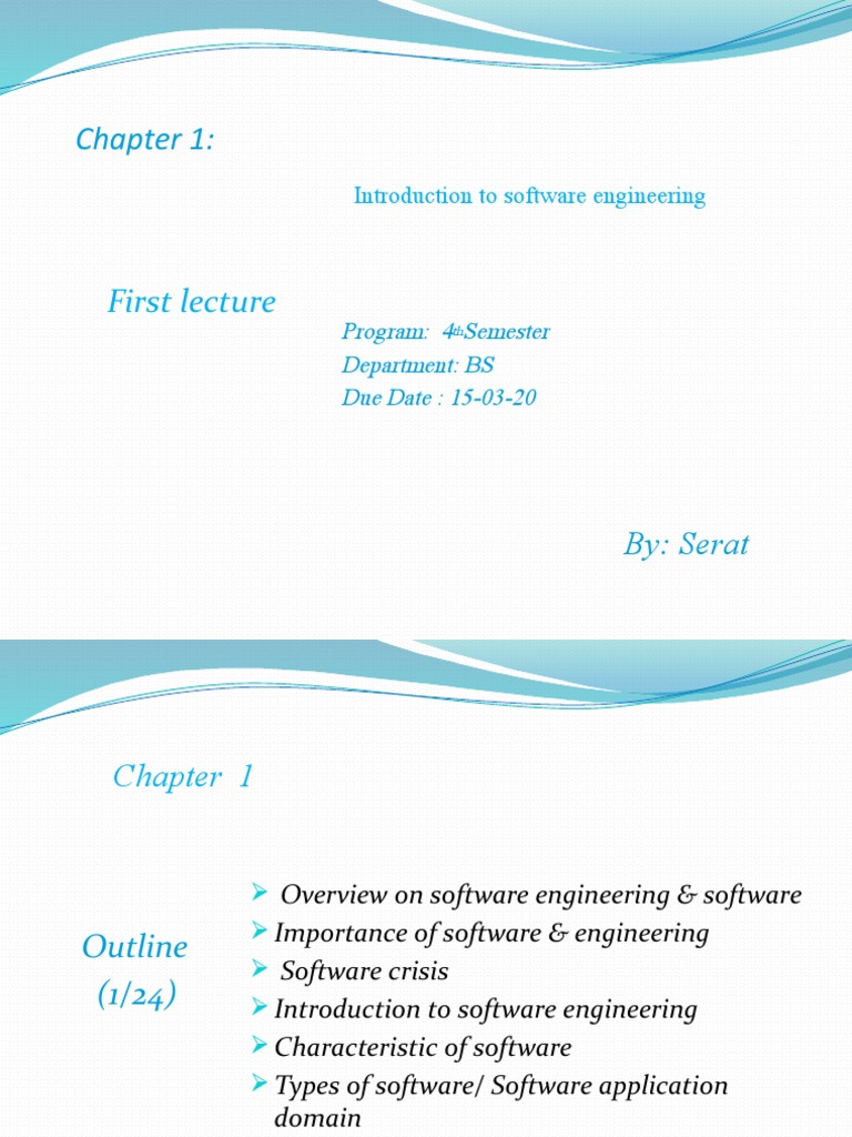 Software Engineering Lecture1 | PDF | Web Application | Software
