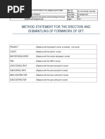Method Statement For Scaffolding Installation and Dismantling | PDF ...