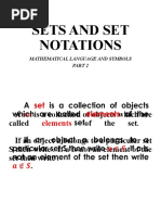 SETS Presentation | PDF | Set (Mathematics) | Numbers