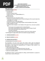 Proposal Format AAU | PDF | Thesis | Graduate School