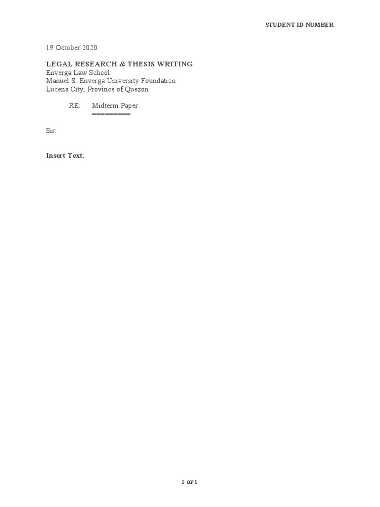 FORMAT-Midterm Paper | PDF