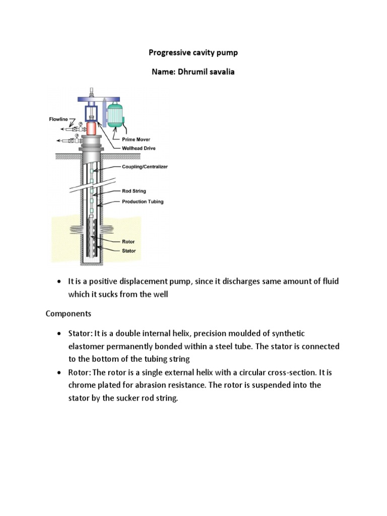 An In-Depth Look at Progressive Cavity Pumps: Components, Uses, Working ...