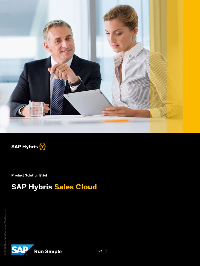 SAP Cloud For Sales Solution Brief - Sap Layout | PDF | Sales | Sap Se