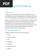 Drilling Machine Mechanism Overview | PDF | Drill | Drilling