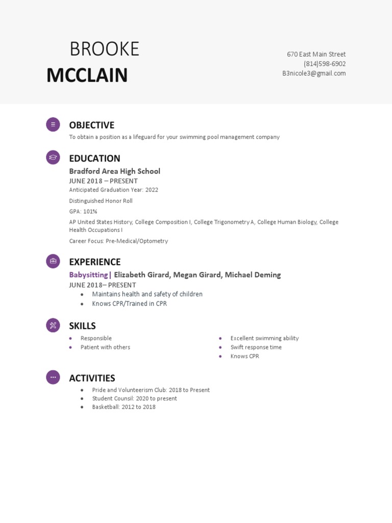 Resume For Mrs | PDF
