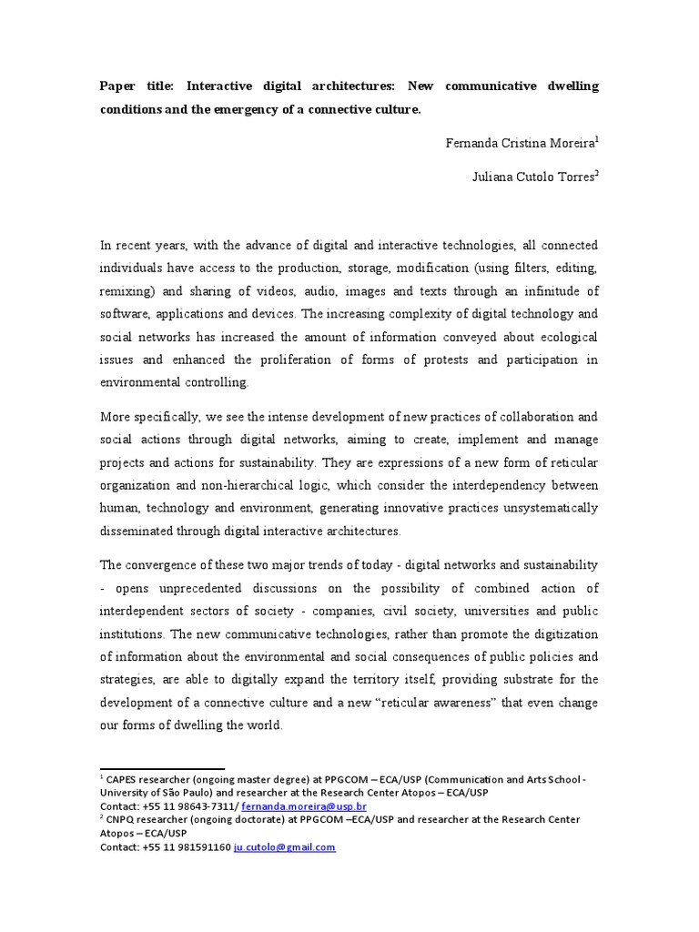 Abstract For SPT 2013 | PDF | Information | Communication