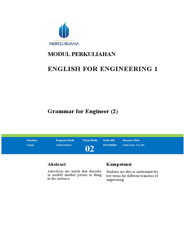 Ammar For Engineer | PDF | Verb | Engineering