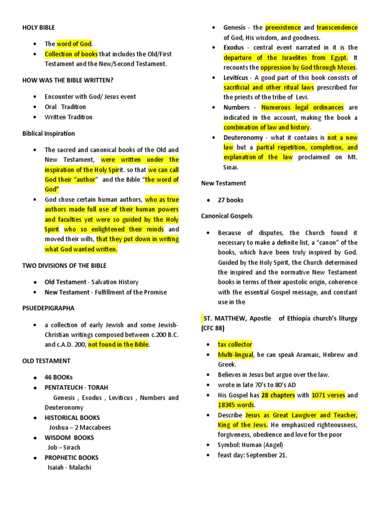 Holy Bible | Download Free PDF | Gospels | Bible