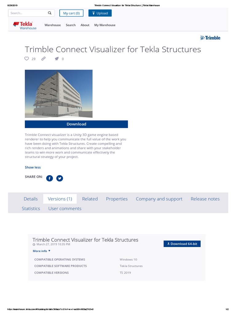 2trimble Connect Visualizer For Tekla Structures - Tekla Warehouse | PDF | Software | Cyberspace