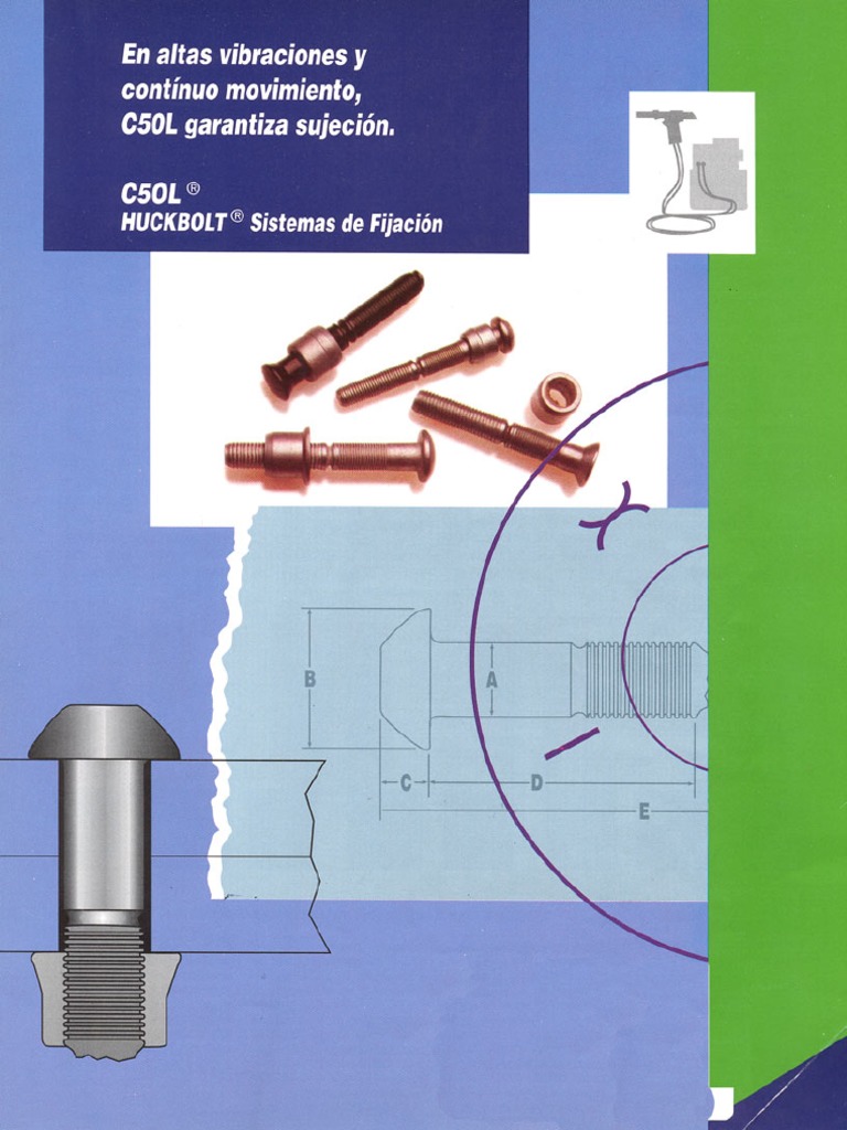 Pernos HUck C50L PDF | PDF