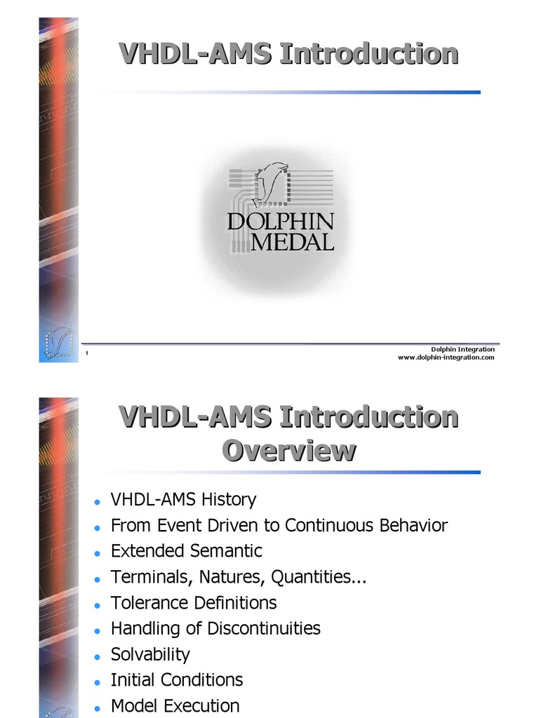 Tutorial VHDL Ams | PDF | Vhdl | Electrical Engineering
