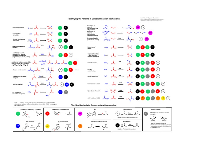 Key Reaction Patterns in Carbonyl Chemistry: A Guide to Mechanisms of ...