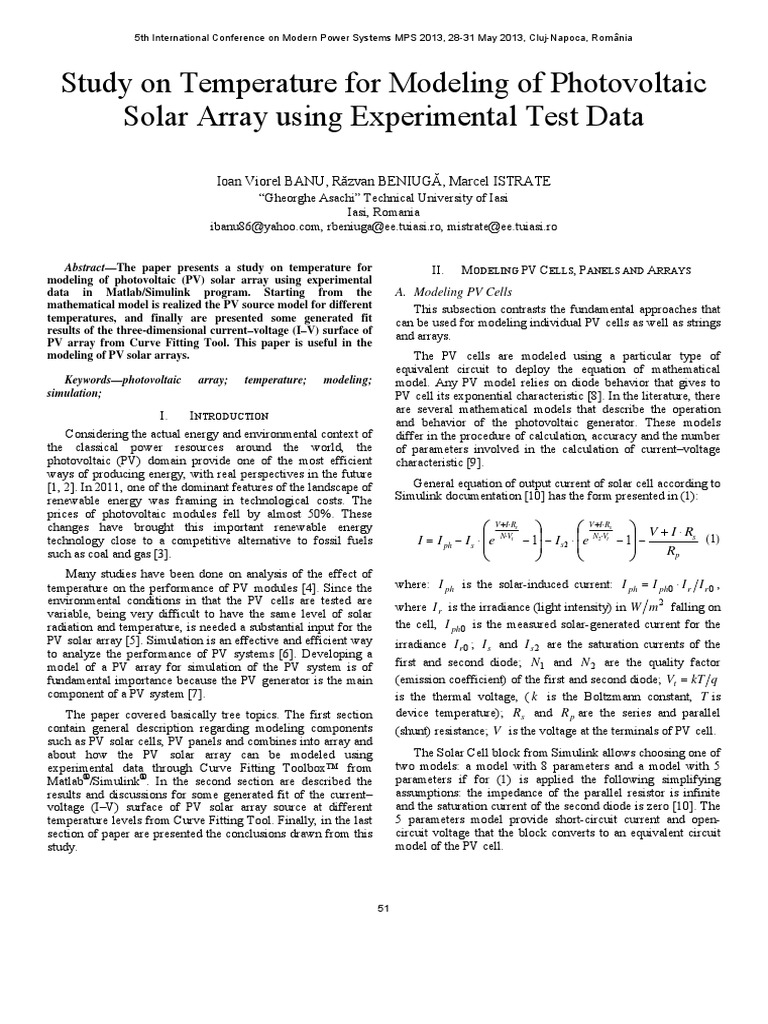 3.1-Study On Temperature For Modeling of PV Array Using TEST DATA PDF ... 3.1-Study On Temperature For Modeling of PV Array Using TEST DATA PDF ...