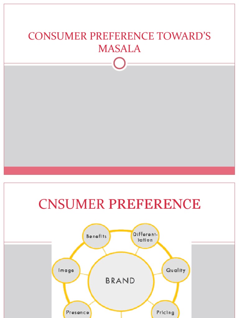 Consumer Preference . | PDF | Behavior | Consumer Behaviour