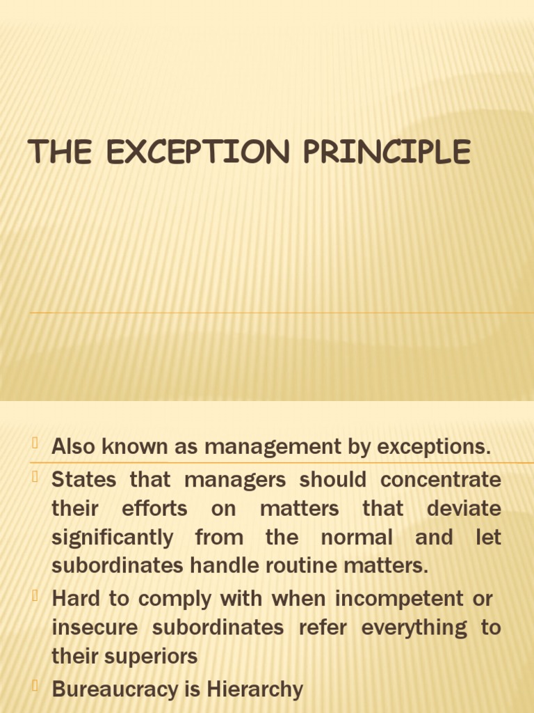The Exception Principle 11 12nn | PDF | Self-Improvement