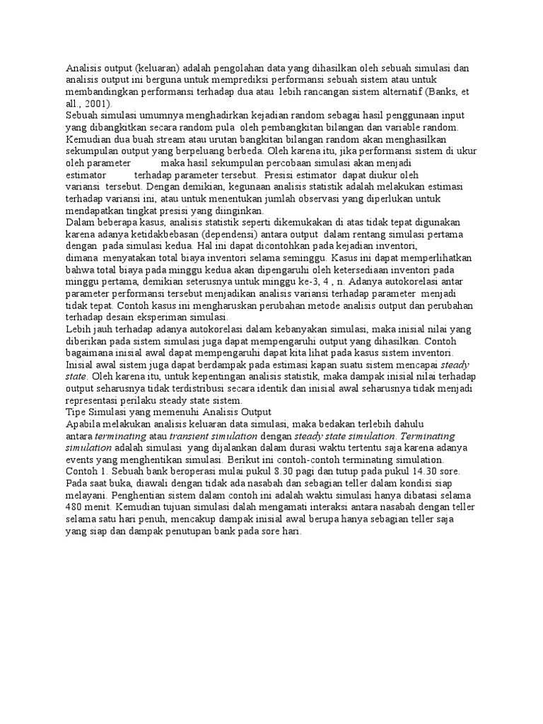 Analisis Output | PDF