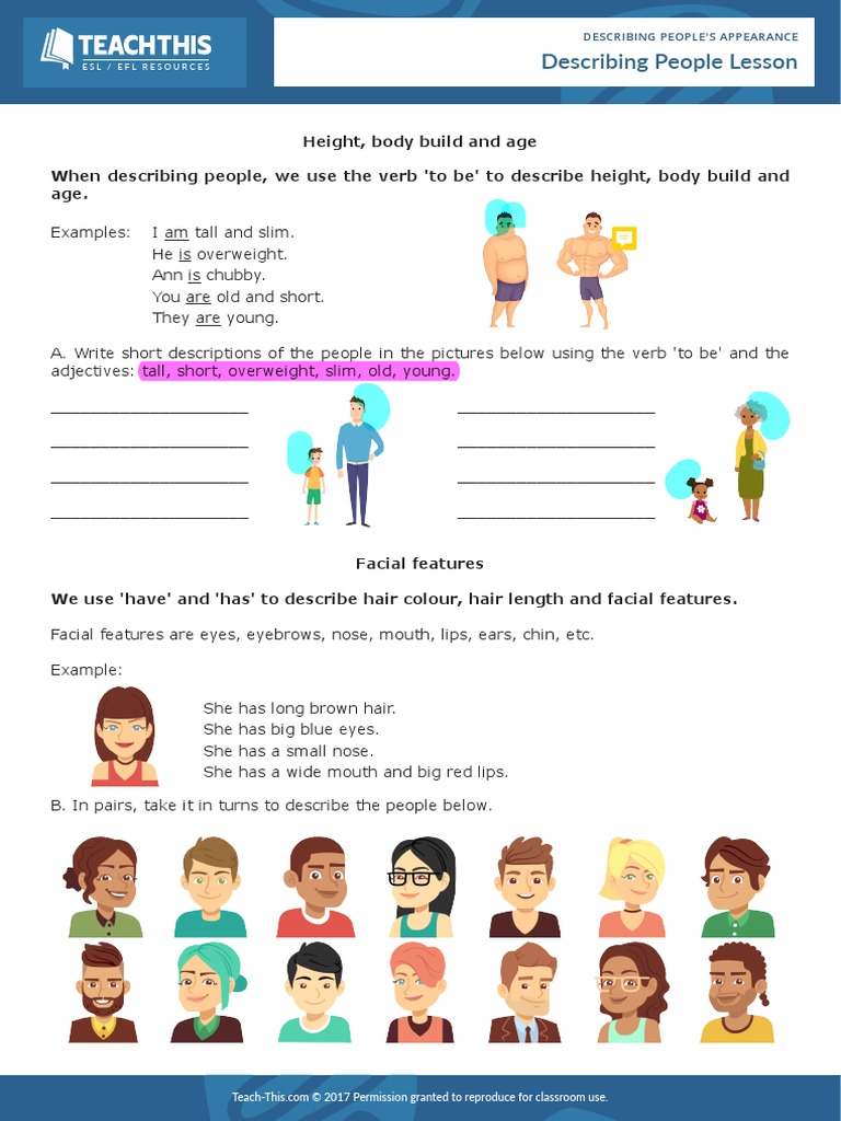 Describing-People Lesson-2 | PDF