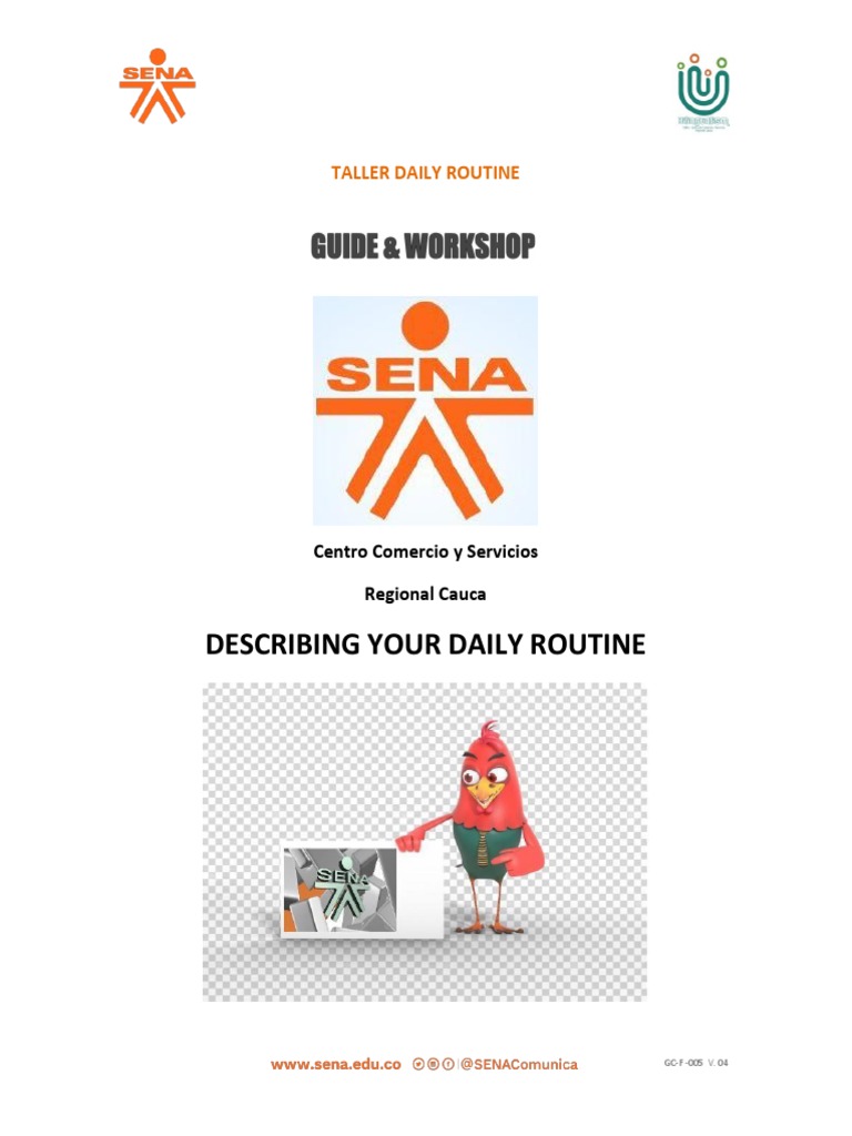 Workshop - Daily Routine | PDF