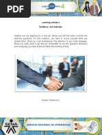 The Mock Job Interview Script | PDF | Job Interview | Interview