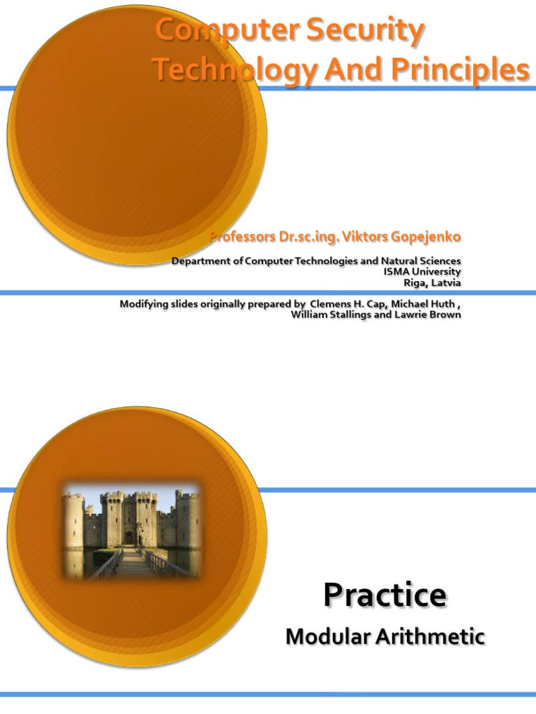 Practice 02 Modular Arithmetic Pdf Pdf Cipher Cryptography
