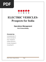 Electric Vehicle Project Report | PDF | Electric Vehicle | Hybrid ...