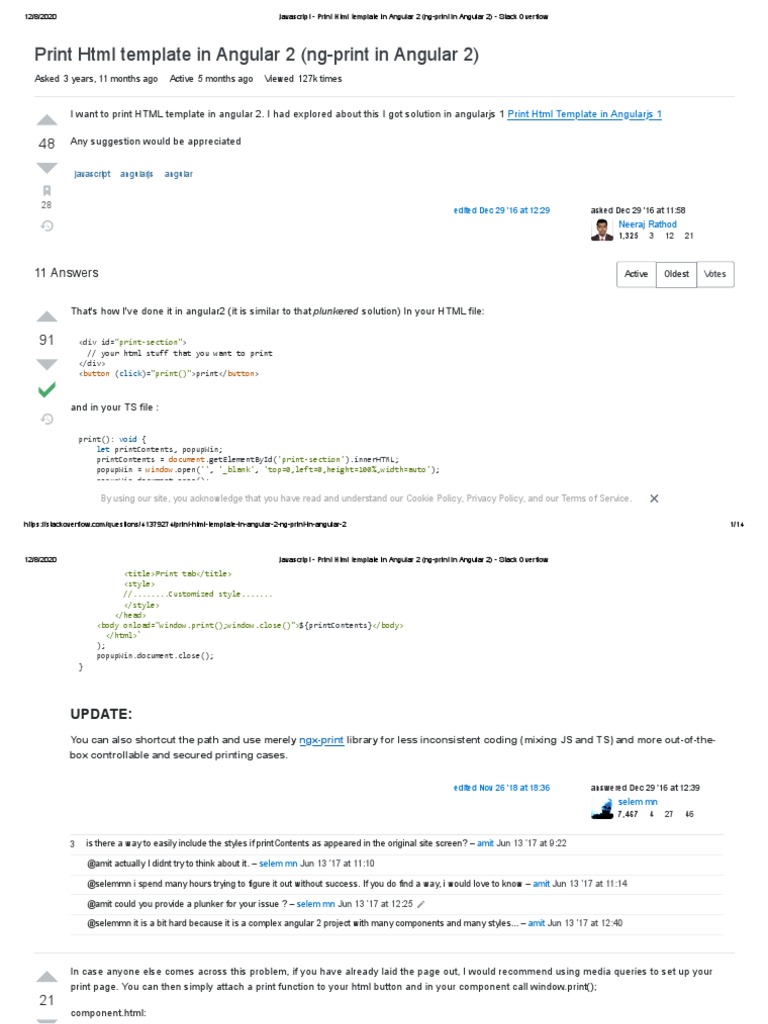 Javascript - Print HTML Template in Angular 2 (Ng-Print in Angular 2 ...