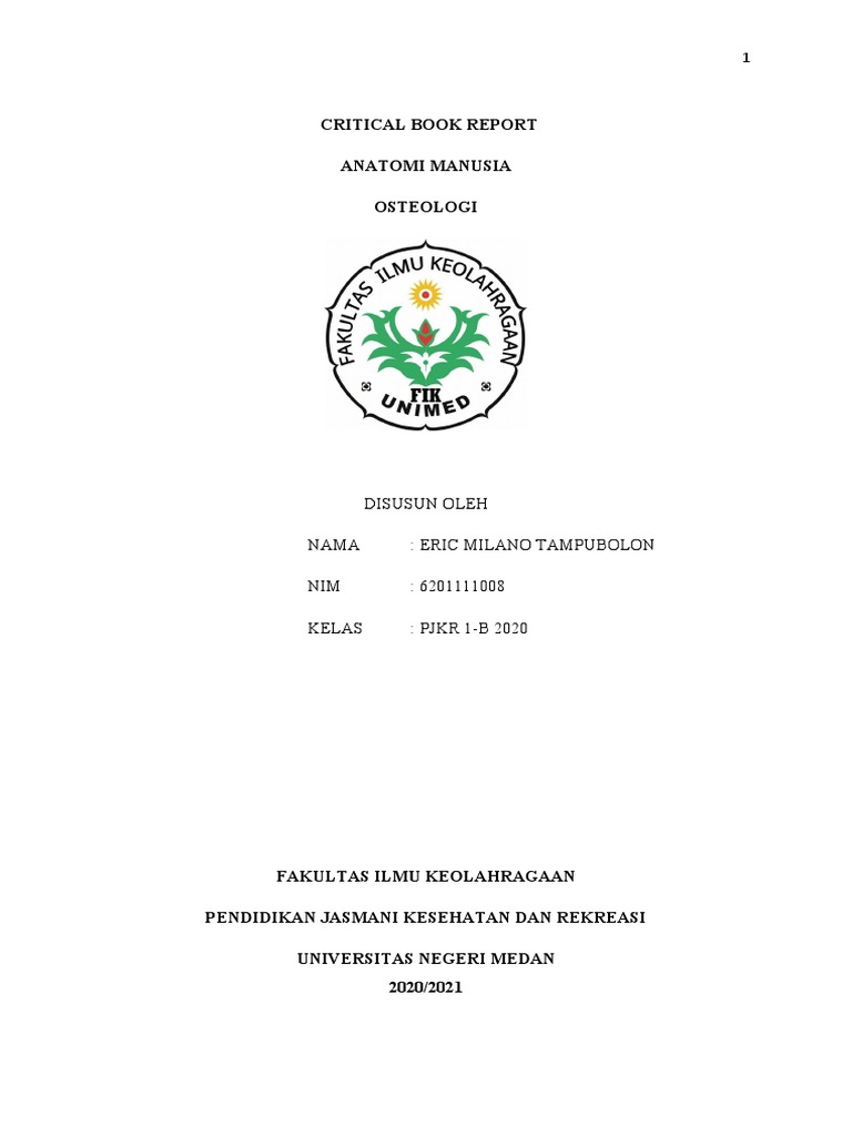 CBR Anatomi Eric Milano Tampubolon | PDF