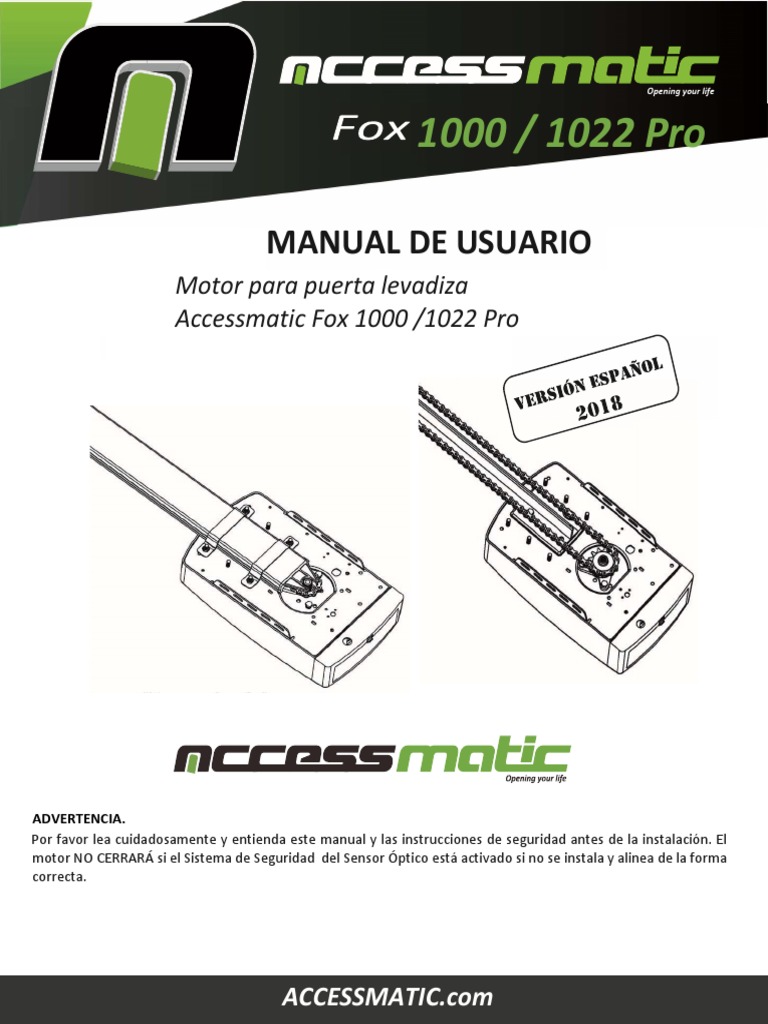 Manual de Uso FOX 1000 Pro (Español) | PDF | Engranaje | Diodo emisor ...