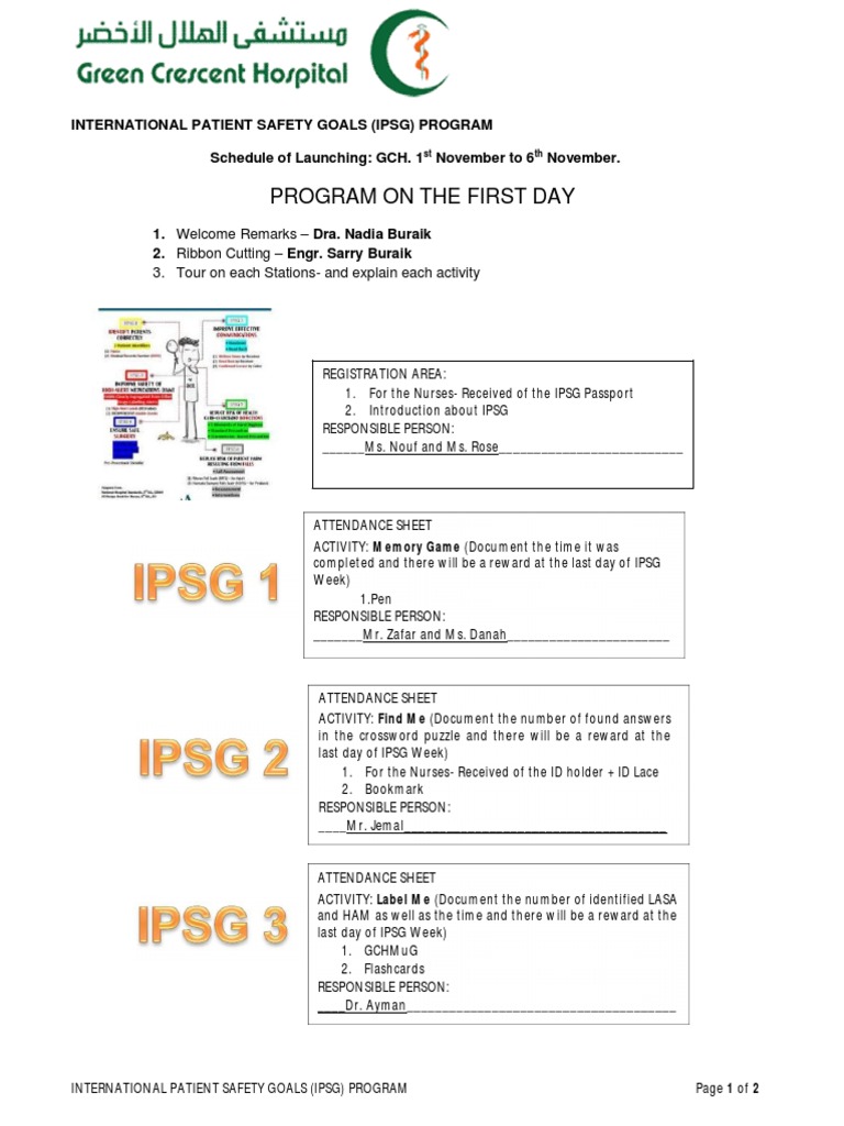 IPSG Program Outline - November PDF | PDF | Business
