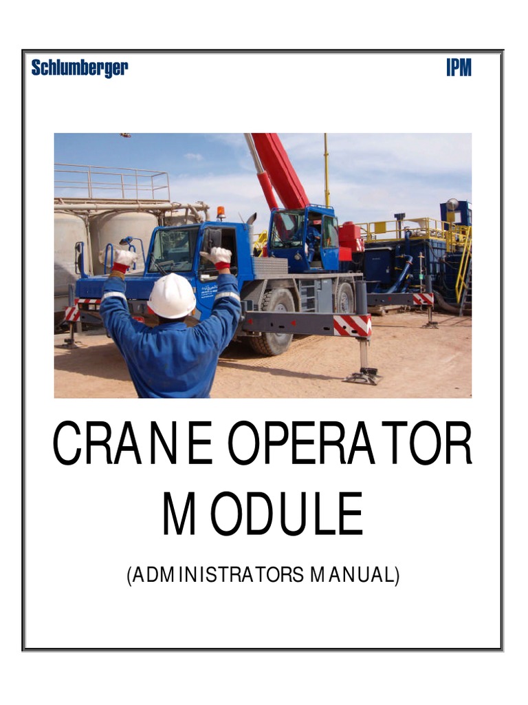 Crane Operator Training Manual Guide | PDF | Crane (Machine) | Helicopter