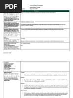 Cognitive Lesson Plan | PDF | Learning | Teachers