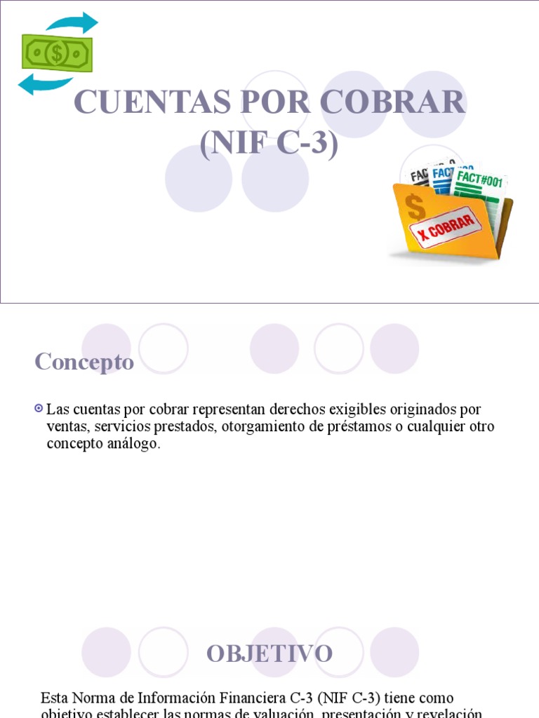 Cuentas Por Cobrar (Nif C-3) | PDF | Interés | Hipoteca Comercial
